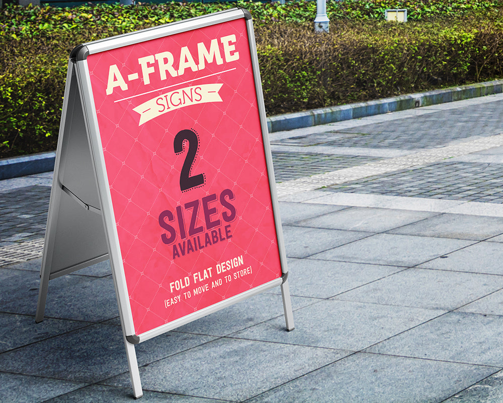 A-Frame Pavement Poster (2 Sizes)