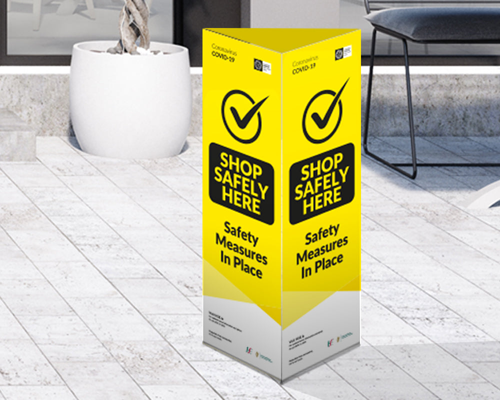 Covid 19 Customer Reassurance Toblerone Sign